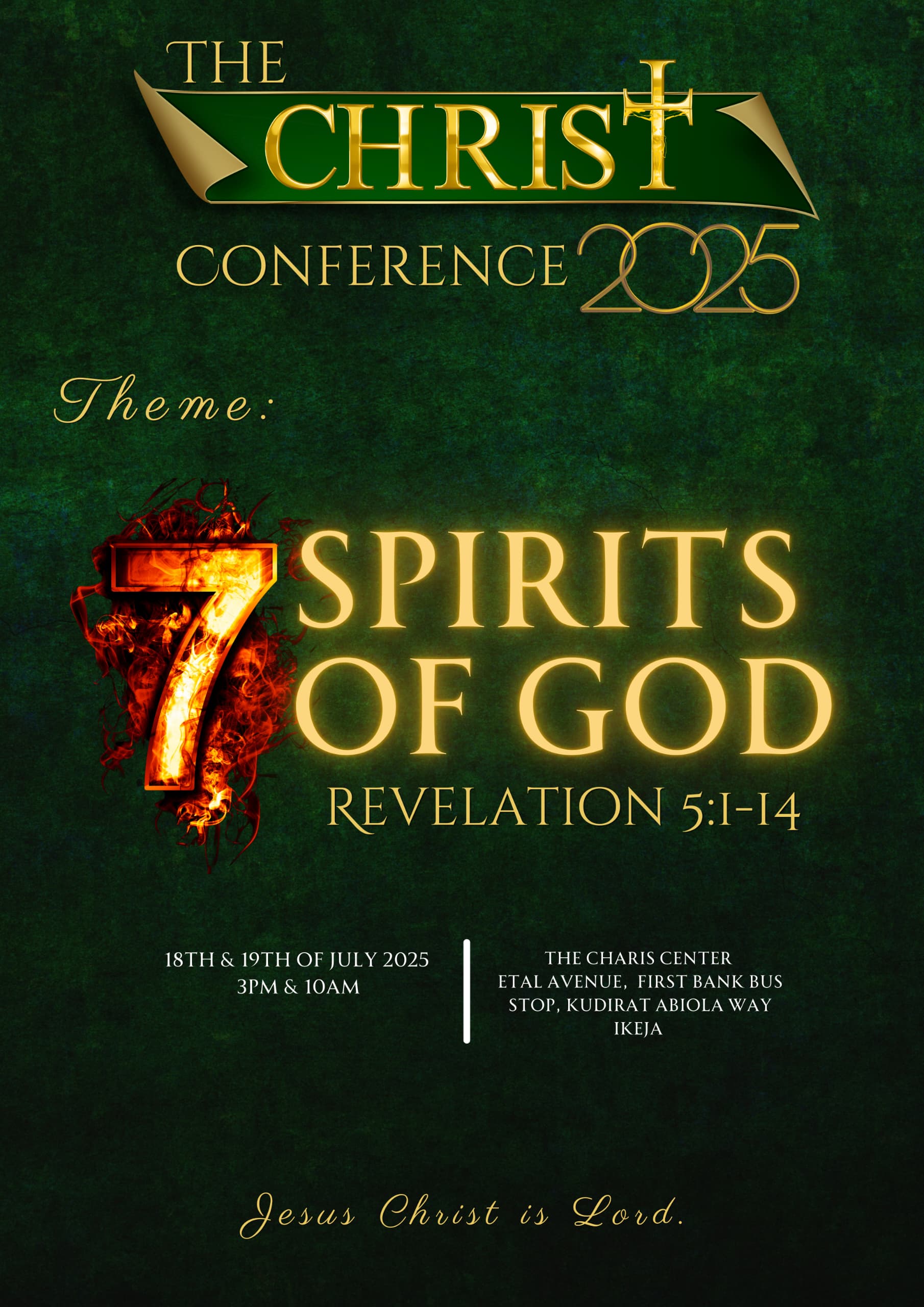 CHRIST CONFERENCE- EVENT - CHRIST CONFERENCE 2025 : THE 7 SPIRITS OF ...